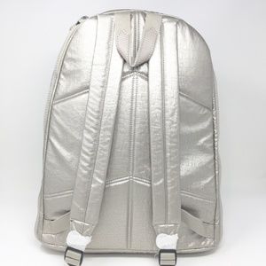 Kipling | Bags | Kipling Harper Backpack Silver Beige Snake | Poshmark